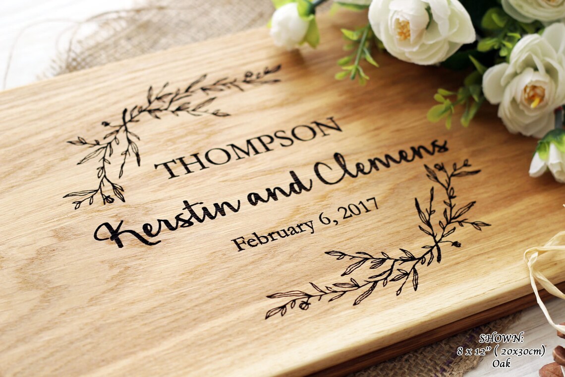 Engraved Cutting Board Personalized Cutting Board - Etsy