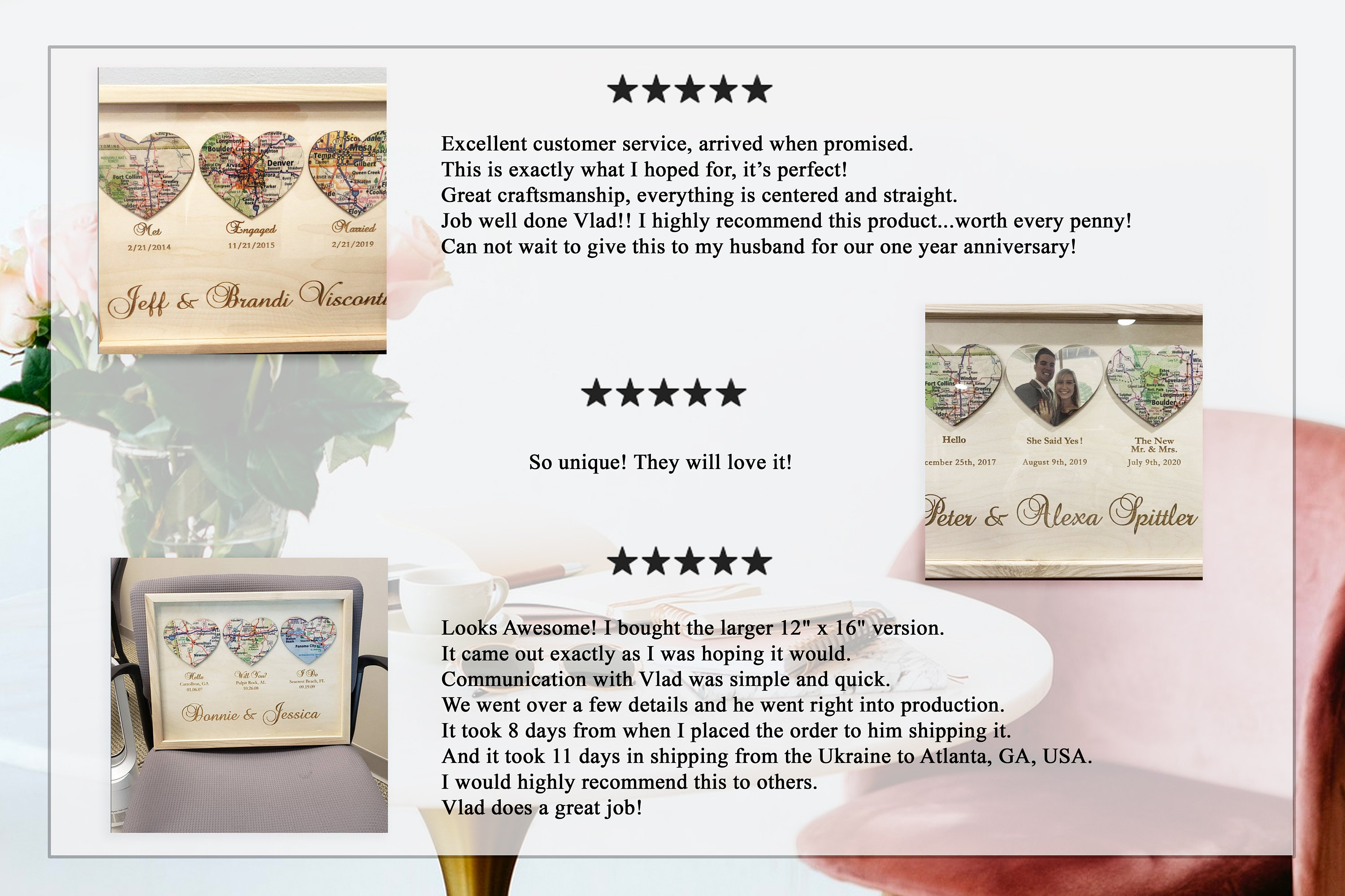 Met Engaged Married, Gift for Bride, Personalized Framed Map Gift ...