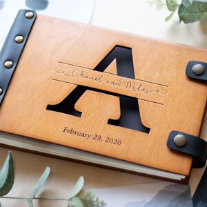 Family Monogram Photo Album Wedding Album Large Photo Album - Etsy