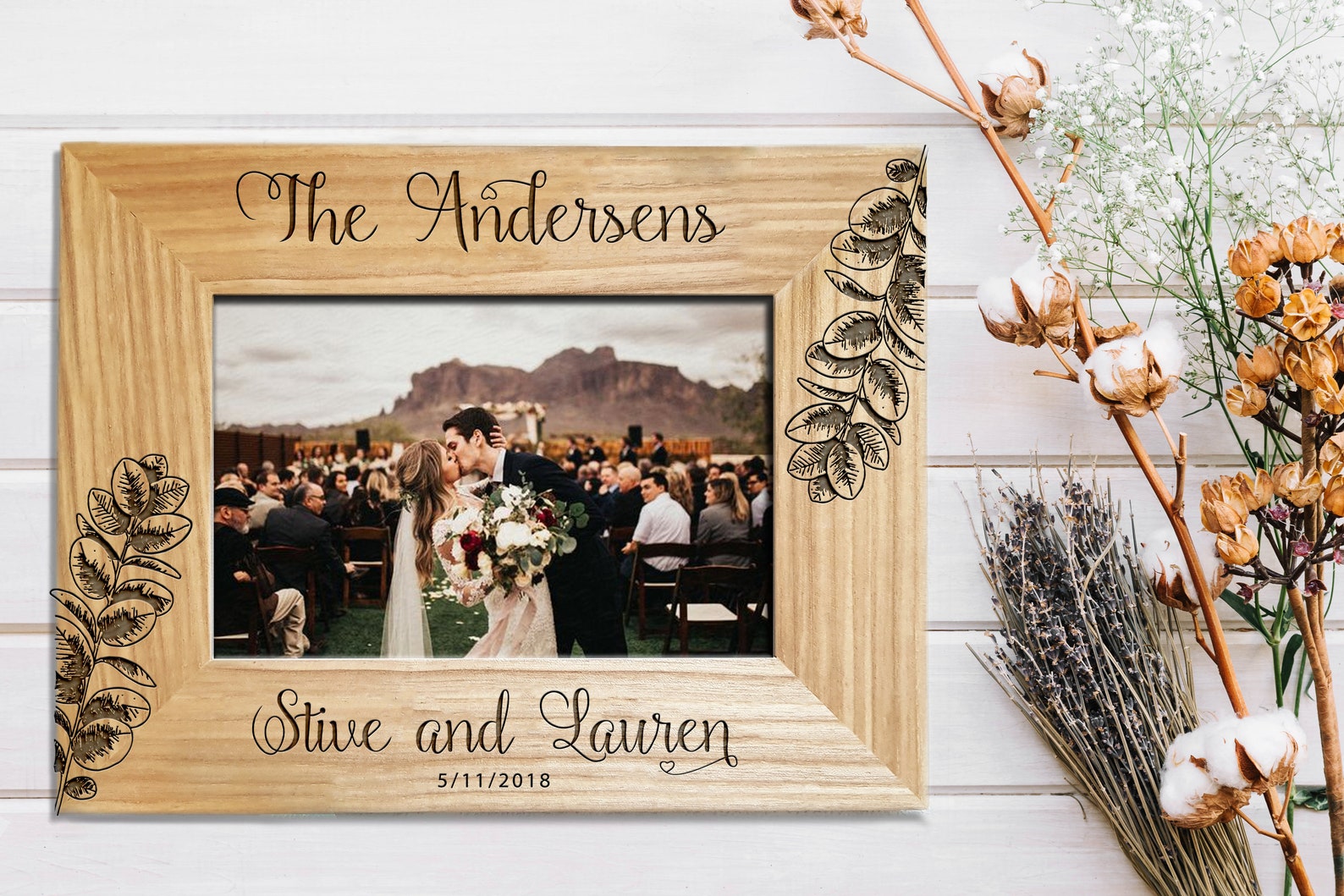 Personalized Wedding Photo Frame Wedding Gifts for Couple - Etsy