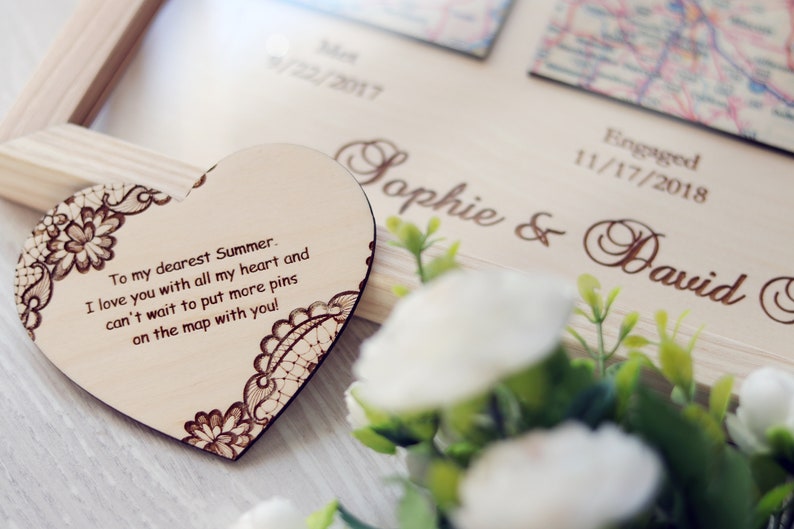 Custom Map Art Set of 4 Personalized Map Art Prints Great | Etsy