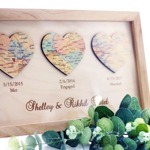 Wedding Gift Map, Personalized Map Art, Wedding Frame Map, Bridal ...