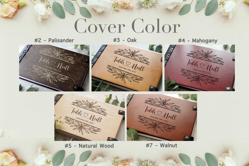 Family Monogram Photo Album Wedding Album Large Photo Album - Etsy