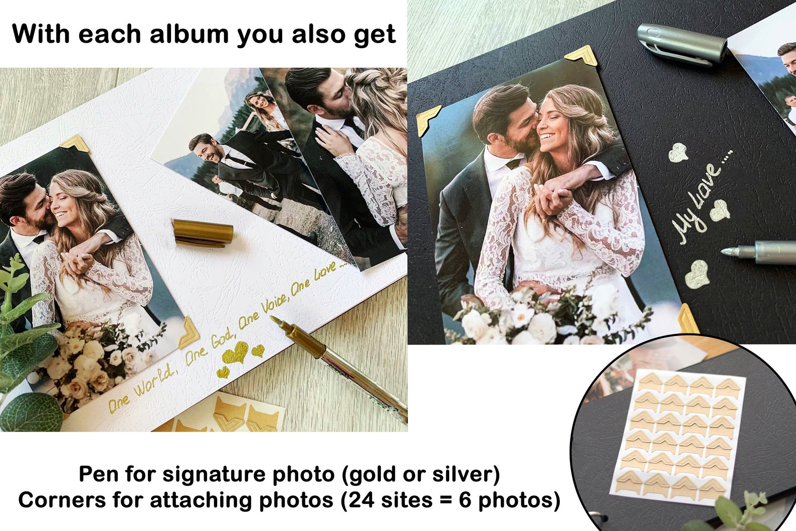 Wood Photo Album Family Tree Album Photo Guest Book Family | Etsy