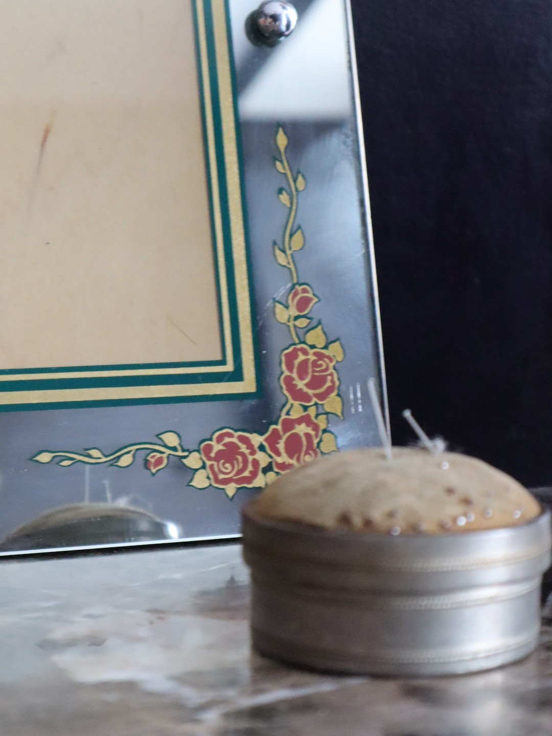 Victorian Rose Frame Mirror Photo - Etsy