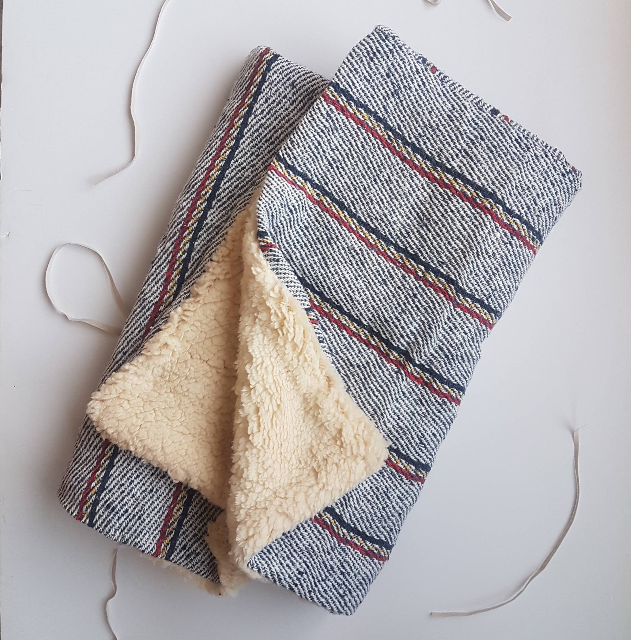 Mexican jerga cozy baby blanket 35x35 quilt | Etsy