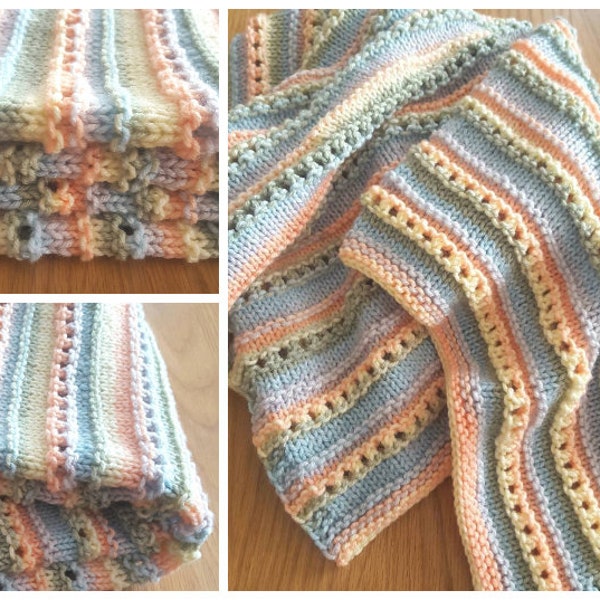 Striped Wool Blanket - Etsy