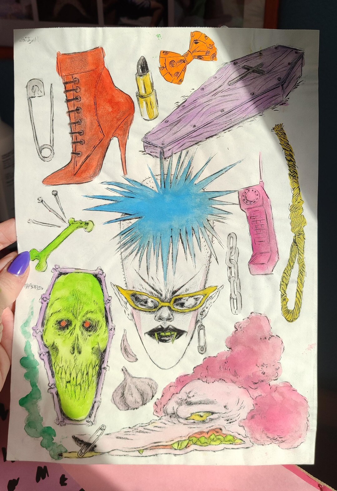 Necro Vamp Original, Punk, Goth, Rock, Retro 80s, Horror, Terror ...