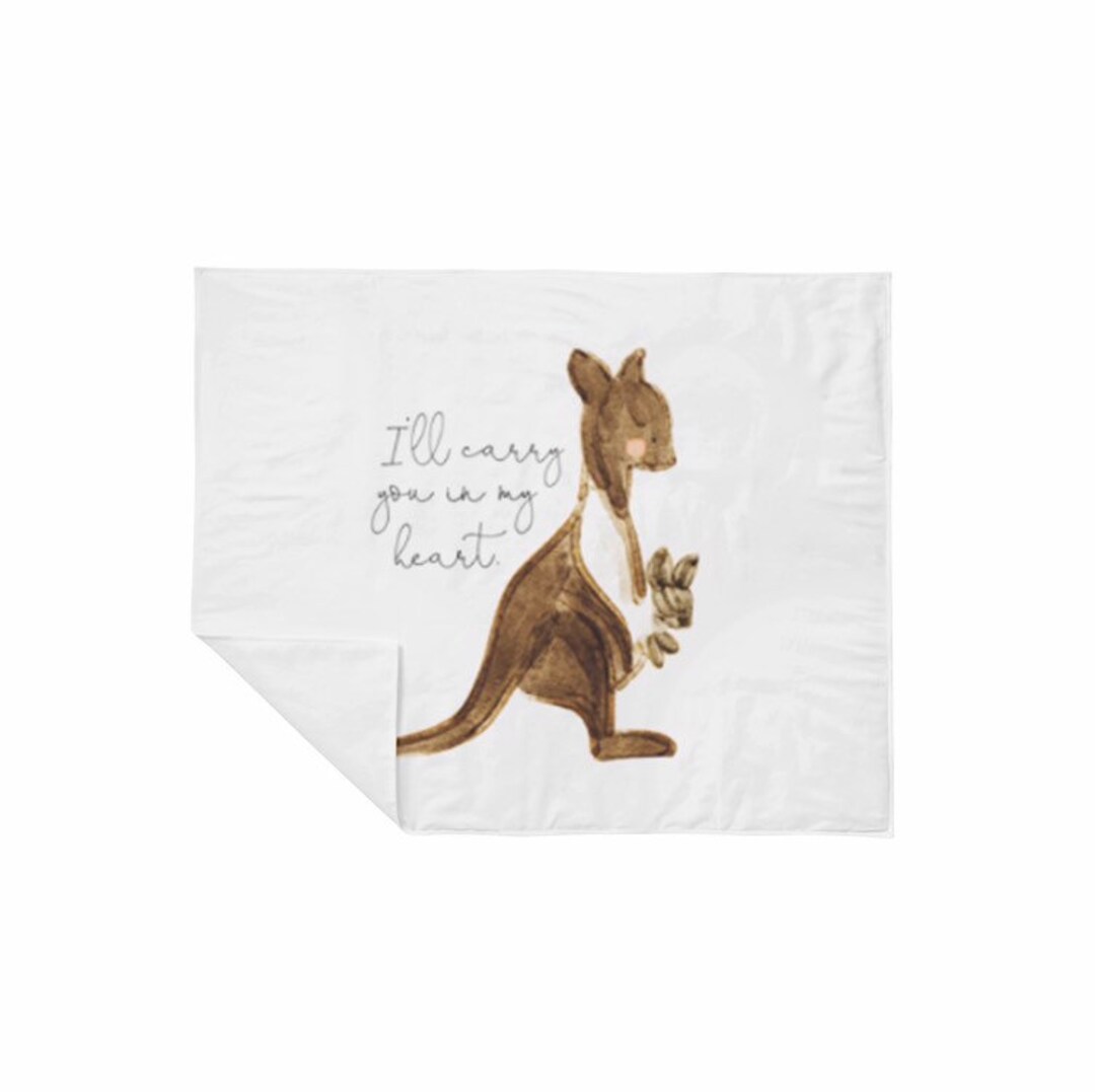 Ill Carry You in My Heart. Baby Blanket, Minky Blanket. Newborn Photo ...
