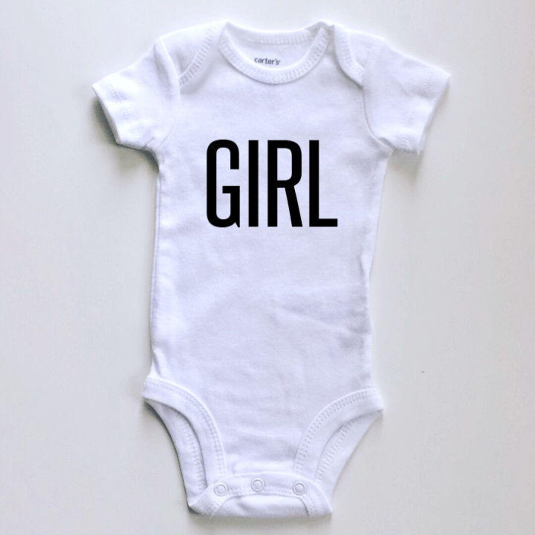 NIÑA Body de revelación de género, body personalizado, hitos mensuales ...