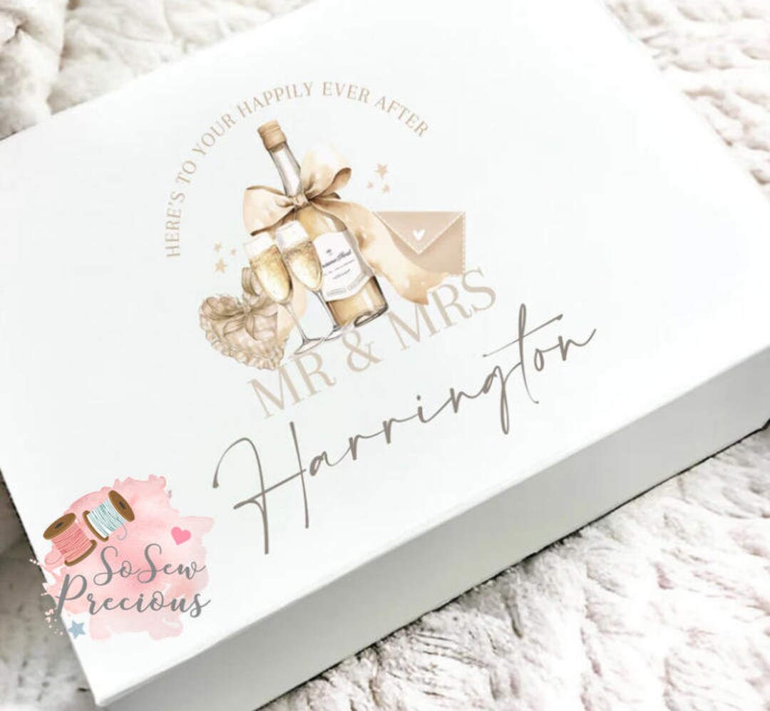 Personalised Wedding Keepsake Box, Personalized , Personalized Gift for ...
