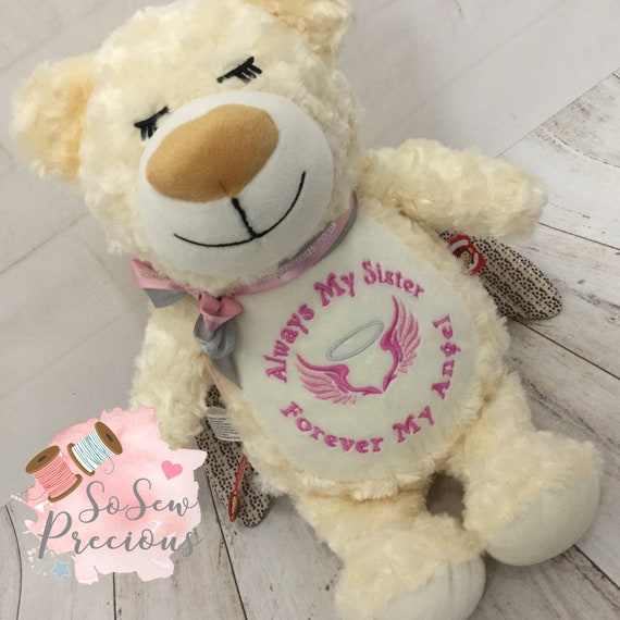 Cubbies Guardian Angel Bear personalised teddy bear new | Etsy