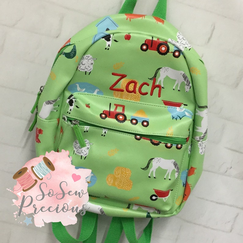 Personalised Child's Farm Backpack Rucksack Powell Craft | Etsy