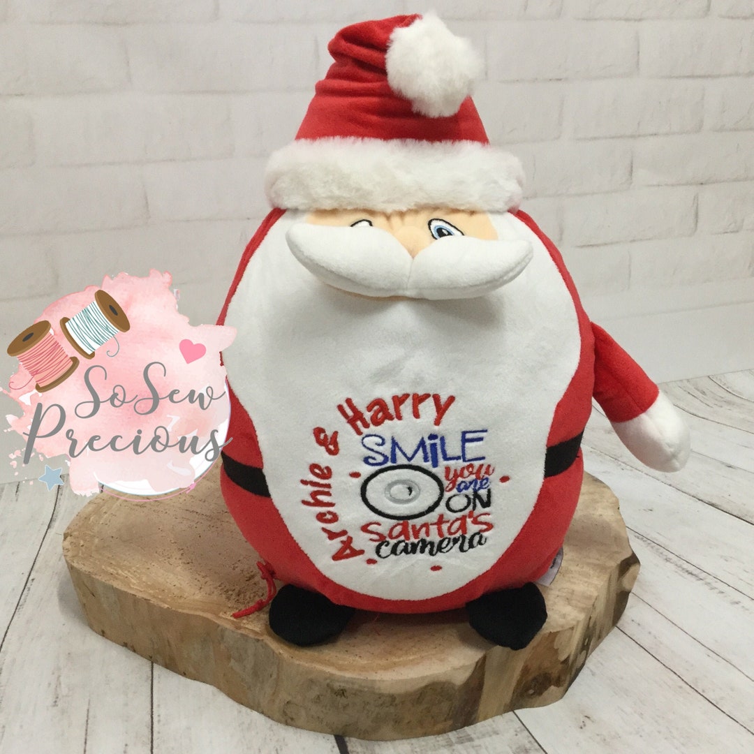 Personalised Santa Christmas Teddy , 1st Christmas , Personalized Teddy ...