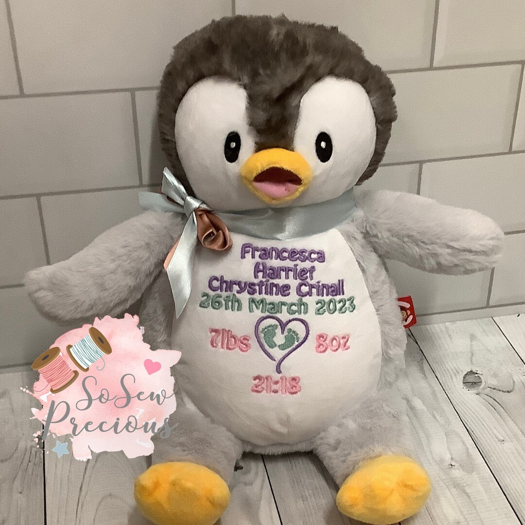 Cubbies Penguin, Personalised Teddy Bear, Great Birthday Gift for Kids ...