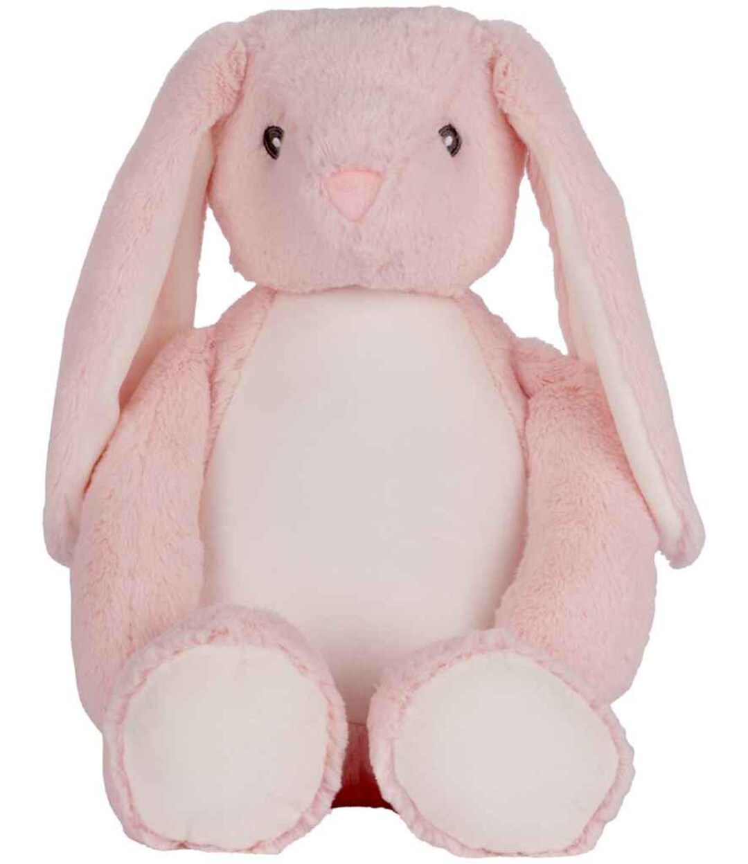 Personalized Pink Bunny Teddy Bear, Embroidered Keepsake - Etsy