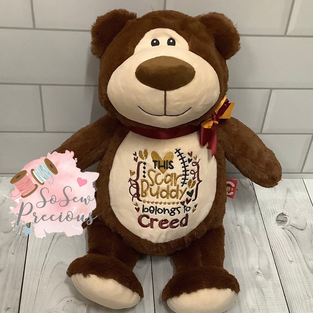 Cubbies Brown Bear, Baby Gift, Personalised, Embroidered, Christening ...