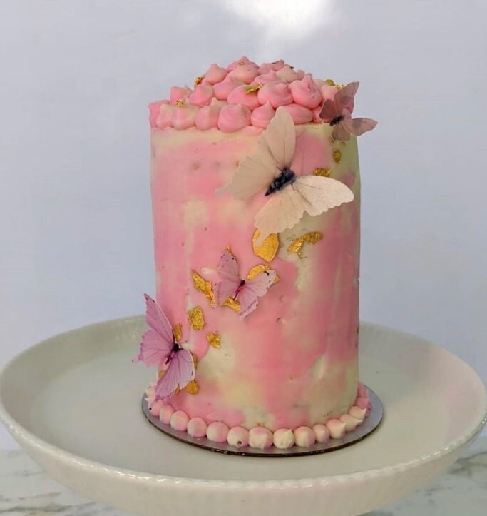 FREE Shippingedible Wafer Butterflies Pastel Mix Minimum - Etsy Canada