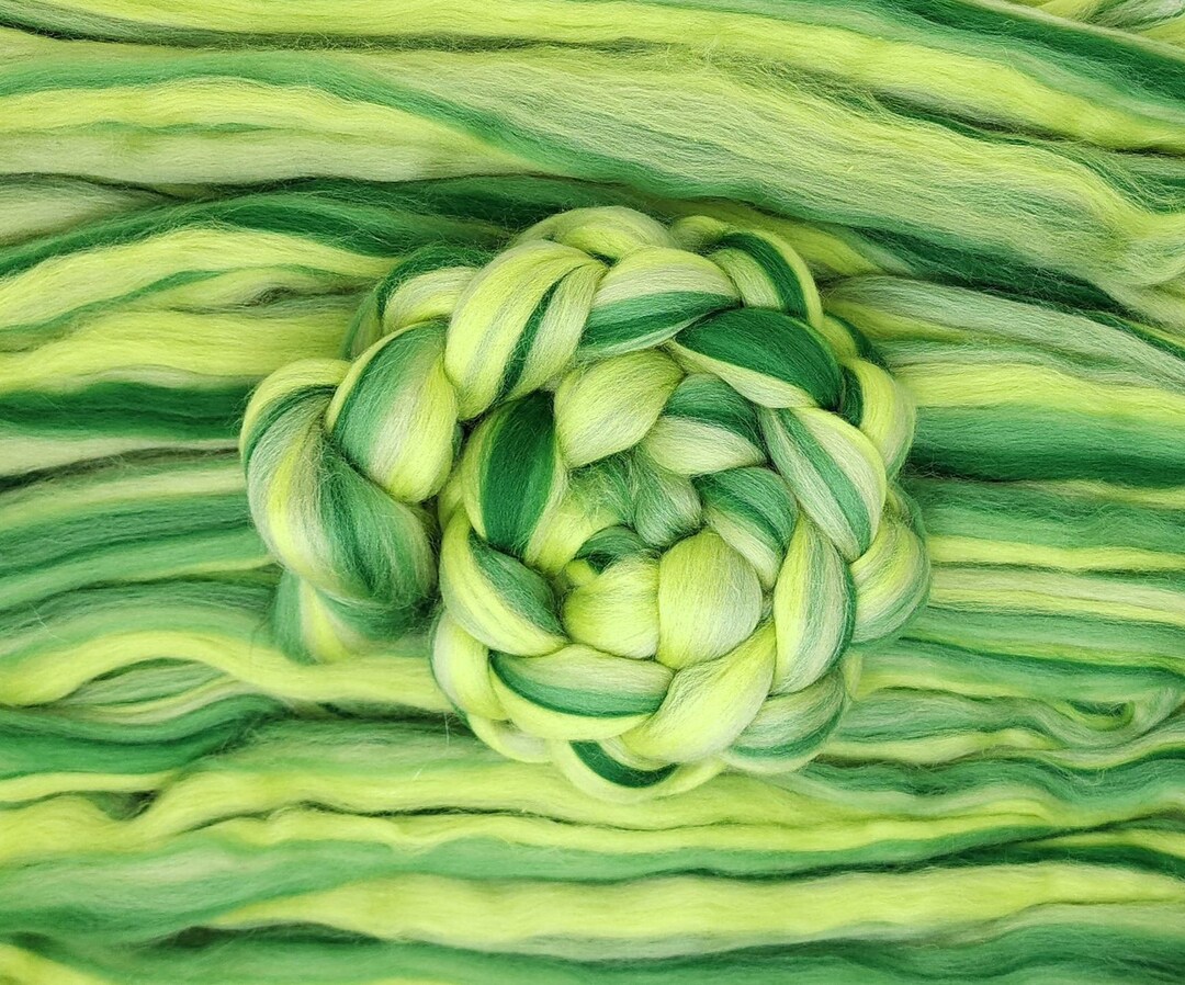 Merino Wool Combed Top Roving Fibre for Spinning or Felting "calm" - Etsy