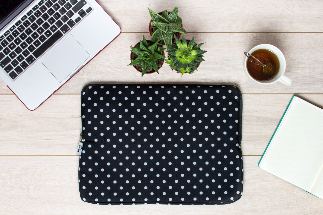 Polka Dot Laptop Sleeve 15 Inch, Water Resistant Computer Case - Etsy