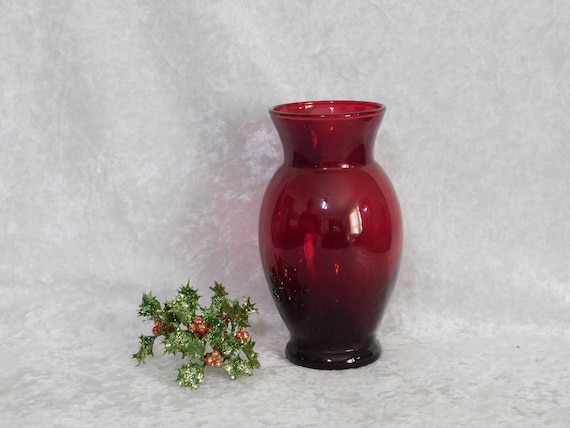 Royal Ruby Vase | Etsy