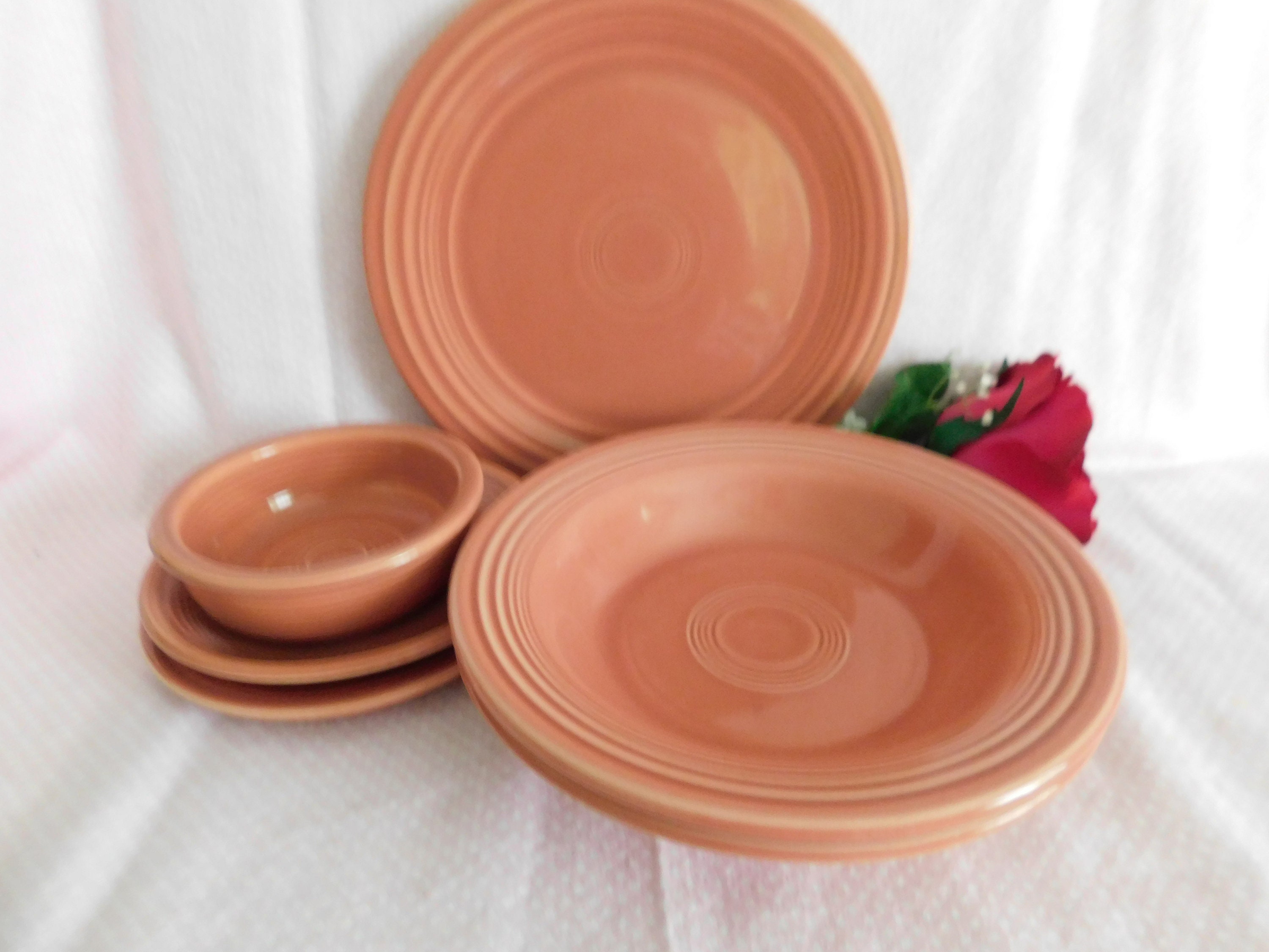 Vintage Rose Fiestaware - Etsy