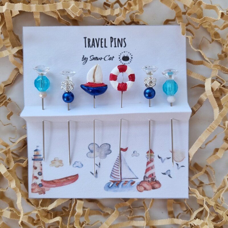 Decorative Straight Pins - Etsy