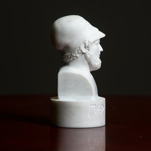 MARBLE Bust of Perikles Statue Carved Greek Marble Figurine - Etsy
