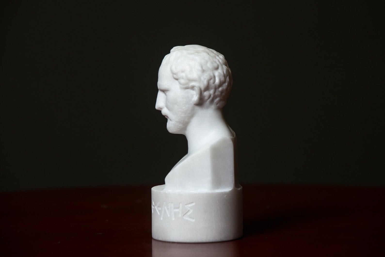 MARBLE Bust of Demosthenes Statue Carved Greek Marble Figurine - Etsy