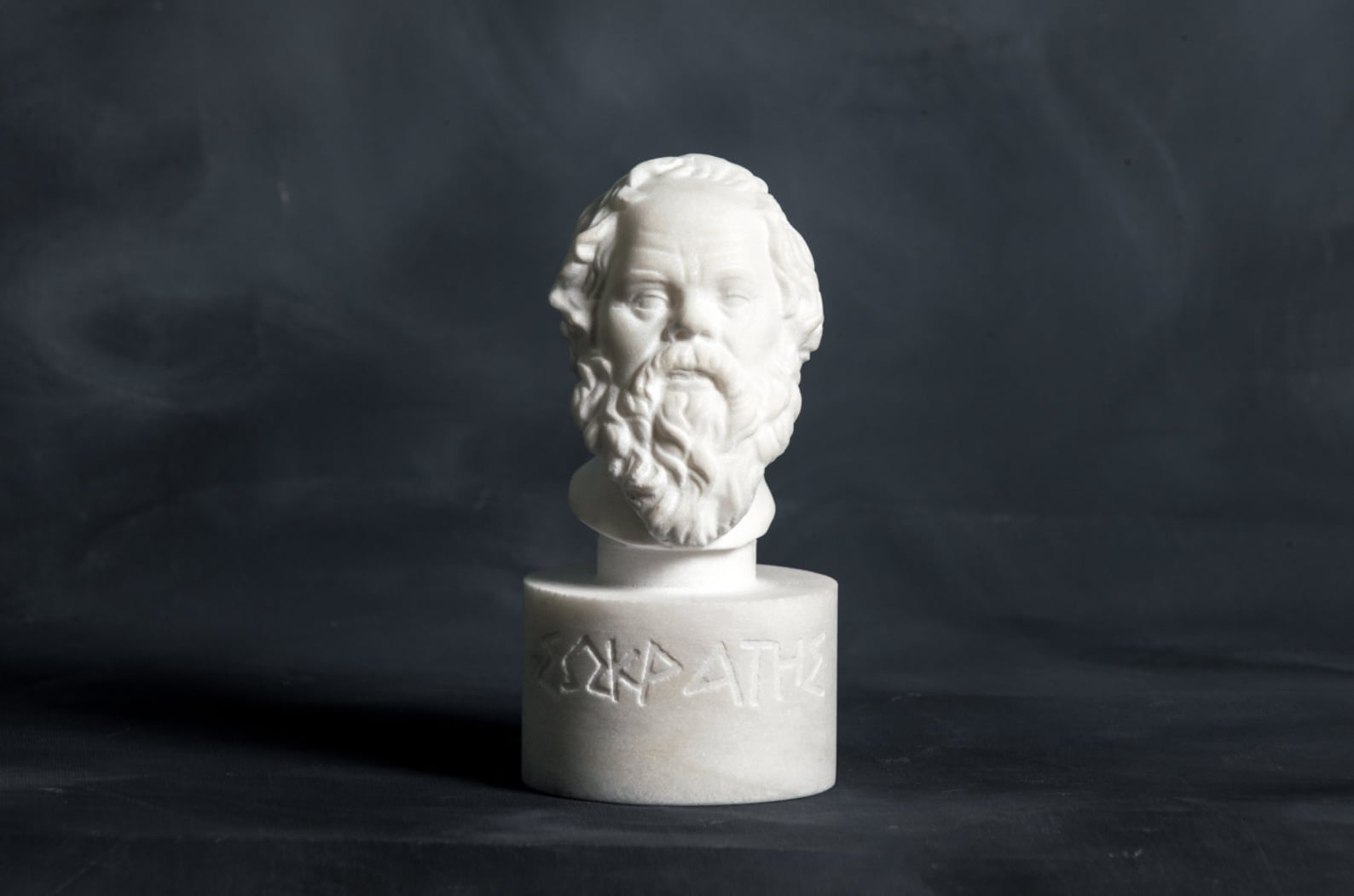 MARBLE Bust of Philosopher Socrates Carved Greek Marble Statue Figurine ...