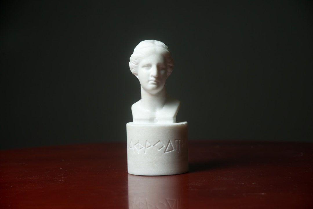 Venus De Milo Bust Carved Greek MARBLE Statue Figurine Artist Sculpture ...
