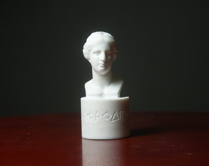 Venus De Milo Bust Carved Greek MARBLE Statue Figurine Artist Sculpture ...