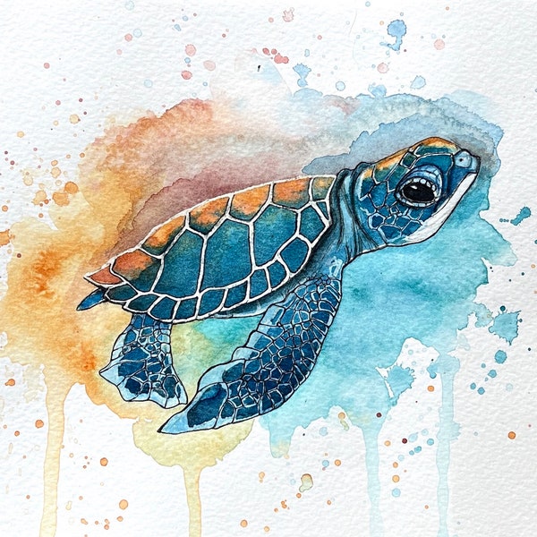Honu Painting - Etsy