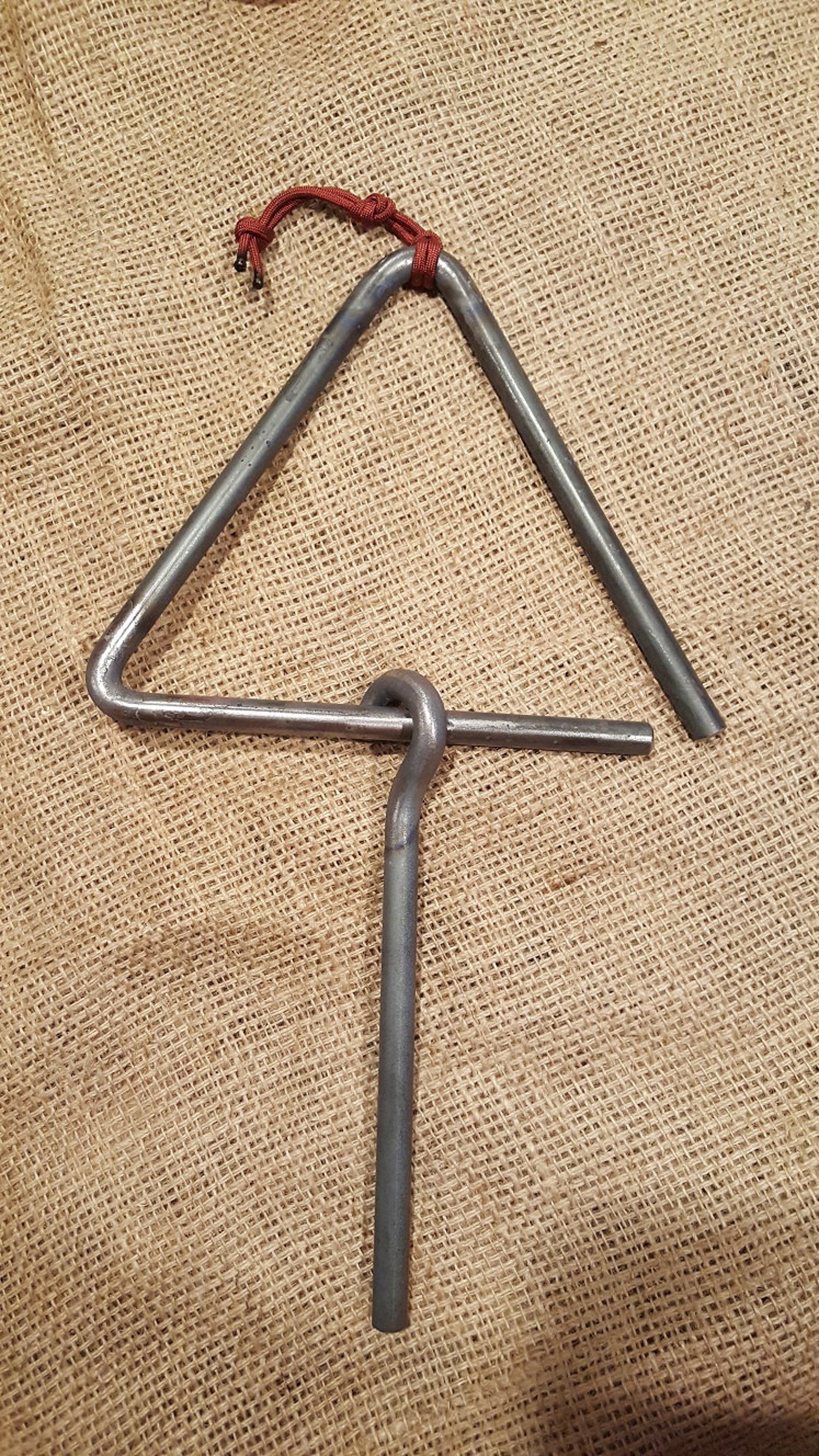 Triangle Dinner Bell Western Chuck Wagon Bell Farm Cowboy Ranch Rustic ...