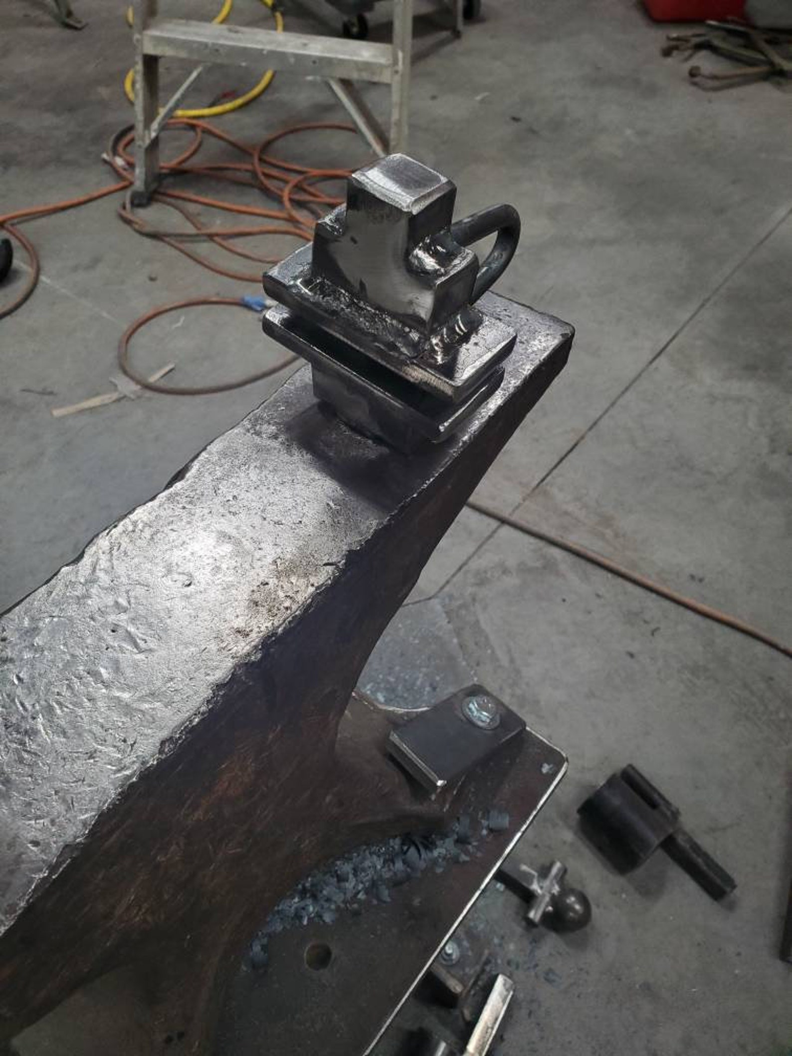 Blacksmith Spring Flatter Hardy Scroll Anvil Forge Tools Blacksmith ...