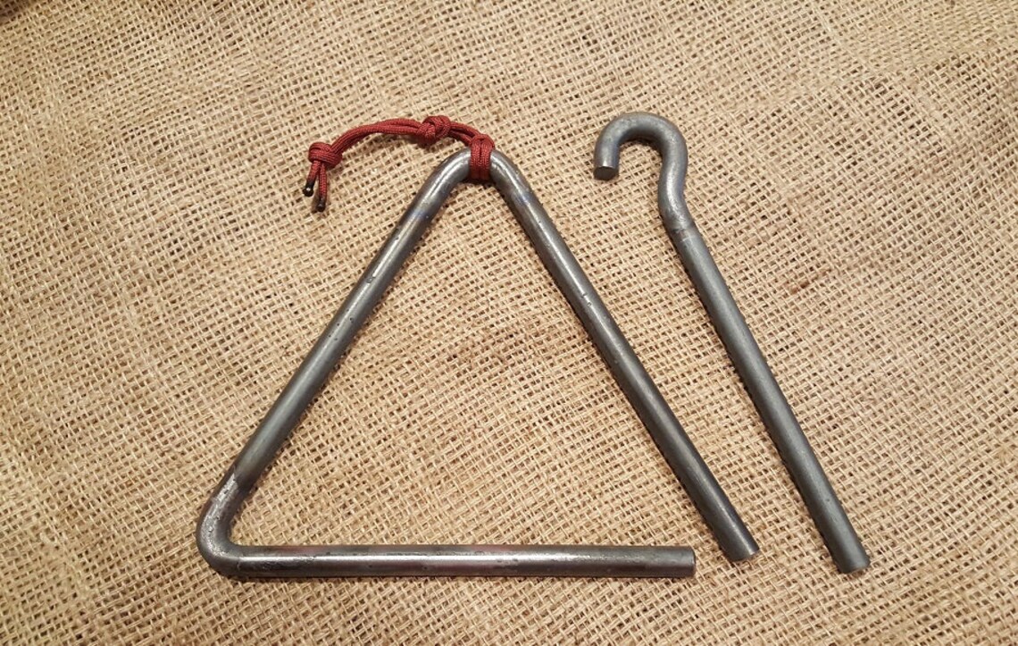 Triangle Dinner Bell Western Chuck Wagon Bell Farm Cowboy - Etsy