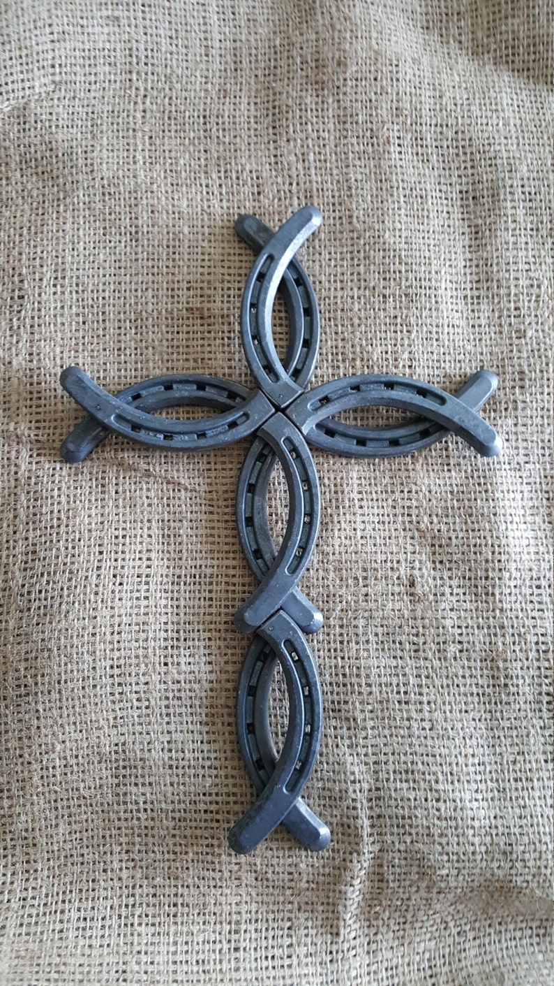 Horseshoe Cross Fish Cross Made in Montana Free Shipping - Etsy