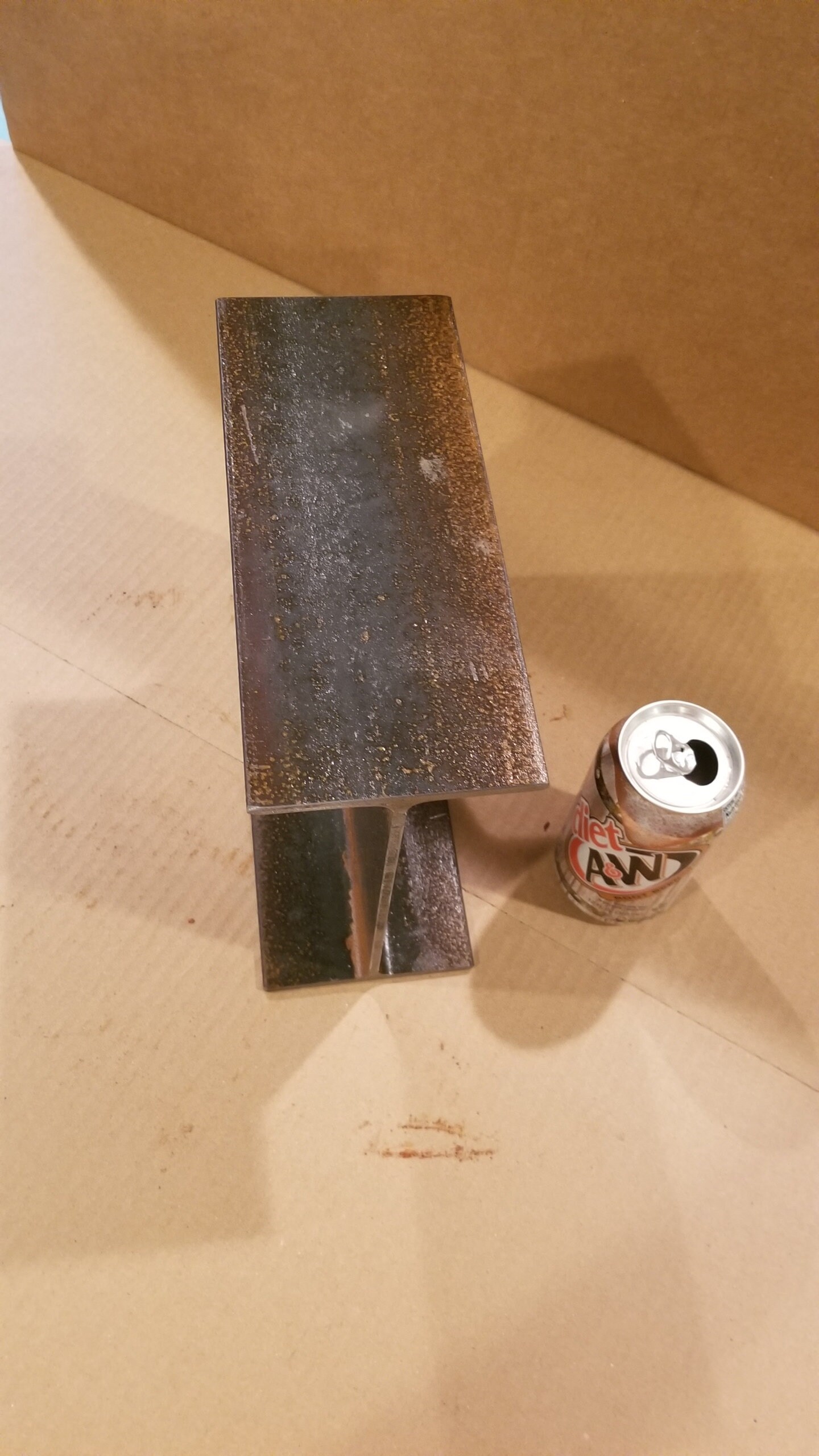 Industrial Clock steampunk rustic I beam construction — Pronghorn Ironworks