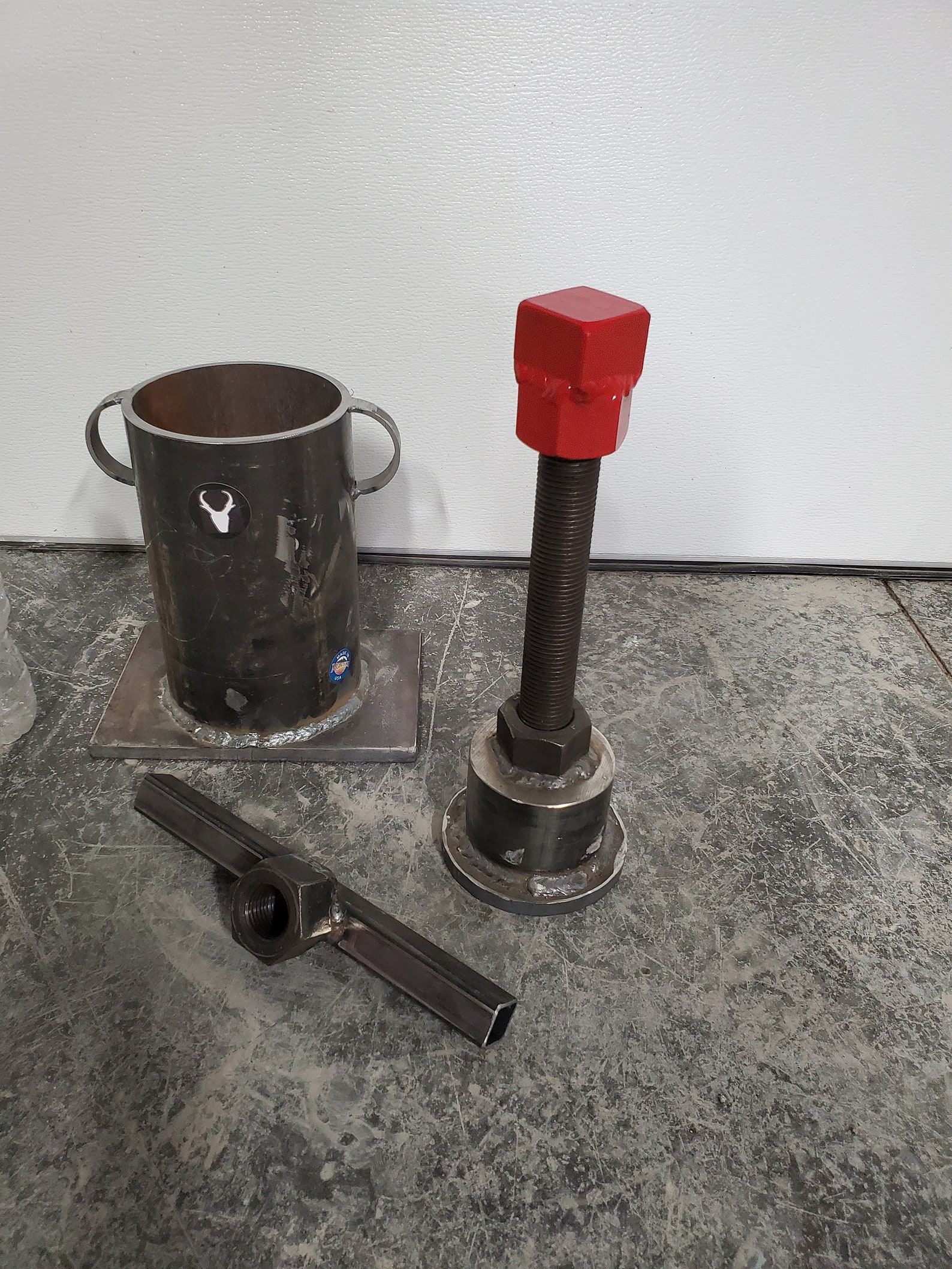 ROCK CRUSHER (extra Large Size) FRIT Maker Glass Breaker Ore Crusher ...