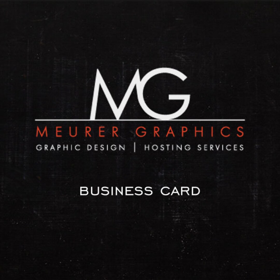 Custom Business Card Package - Etsy