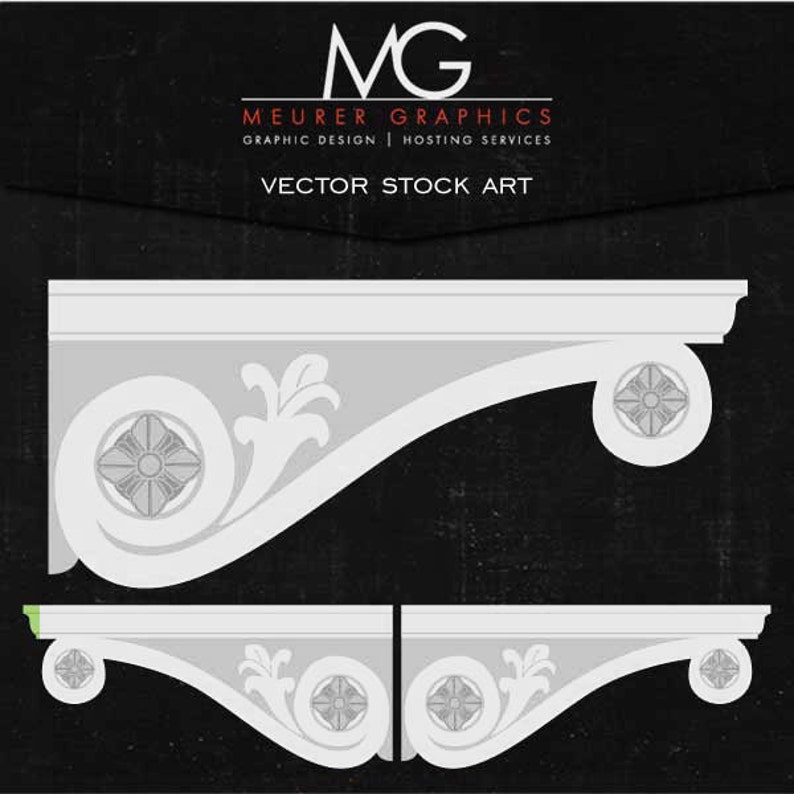 Victorian Corbel Vector Stock Art (5 of 7) - Etsy