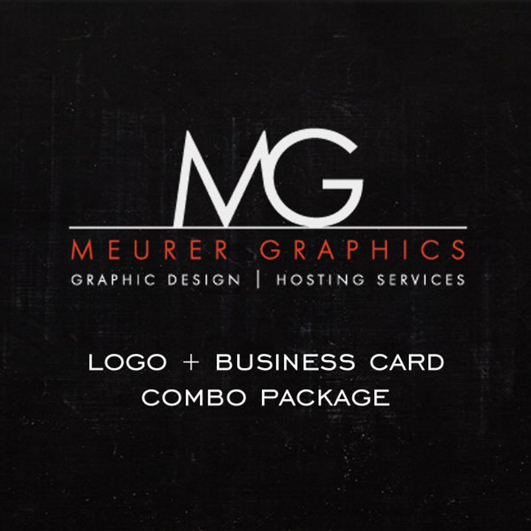 Custom Logo Design + Business Card Combo Package - Etsy