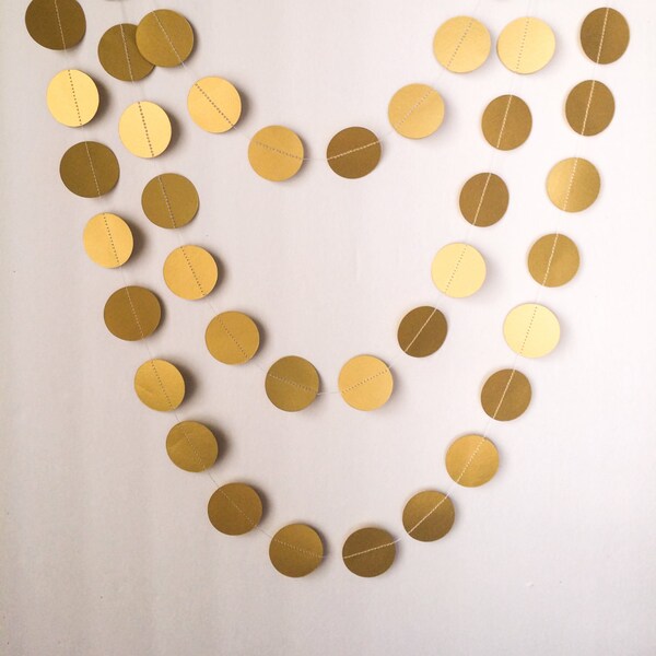 Paper Circle Garland - Etsy