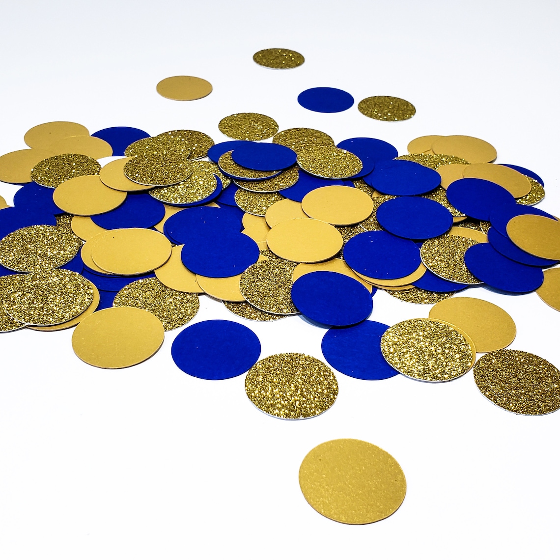 Royal Blue Gold & Gold Glitter Confetti 150 Piece | Etsy