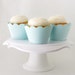 Set of 12 | Pale Blue Cupcake Wrappers | Standard Sized | Ready to Ship ...