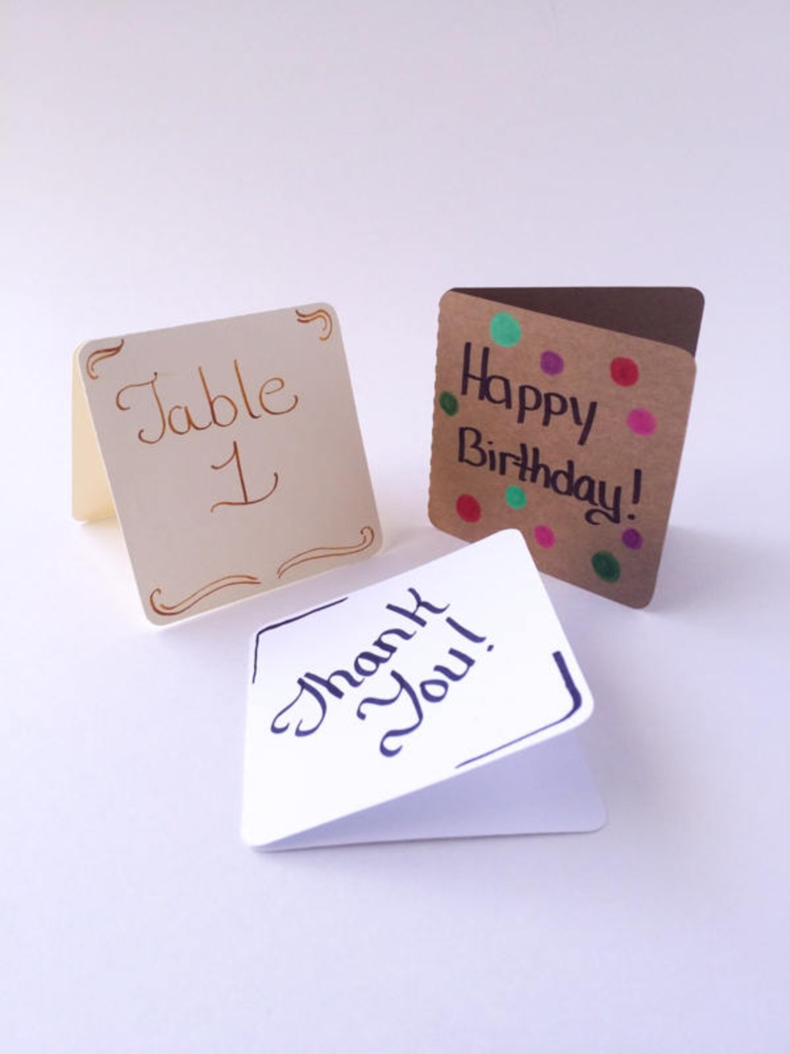 3 X 3 Mini Note Cards Set of 12 Blank Folded - Etsy