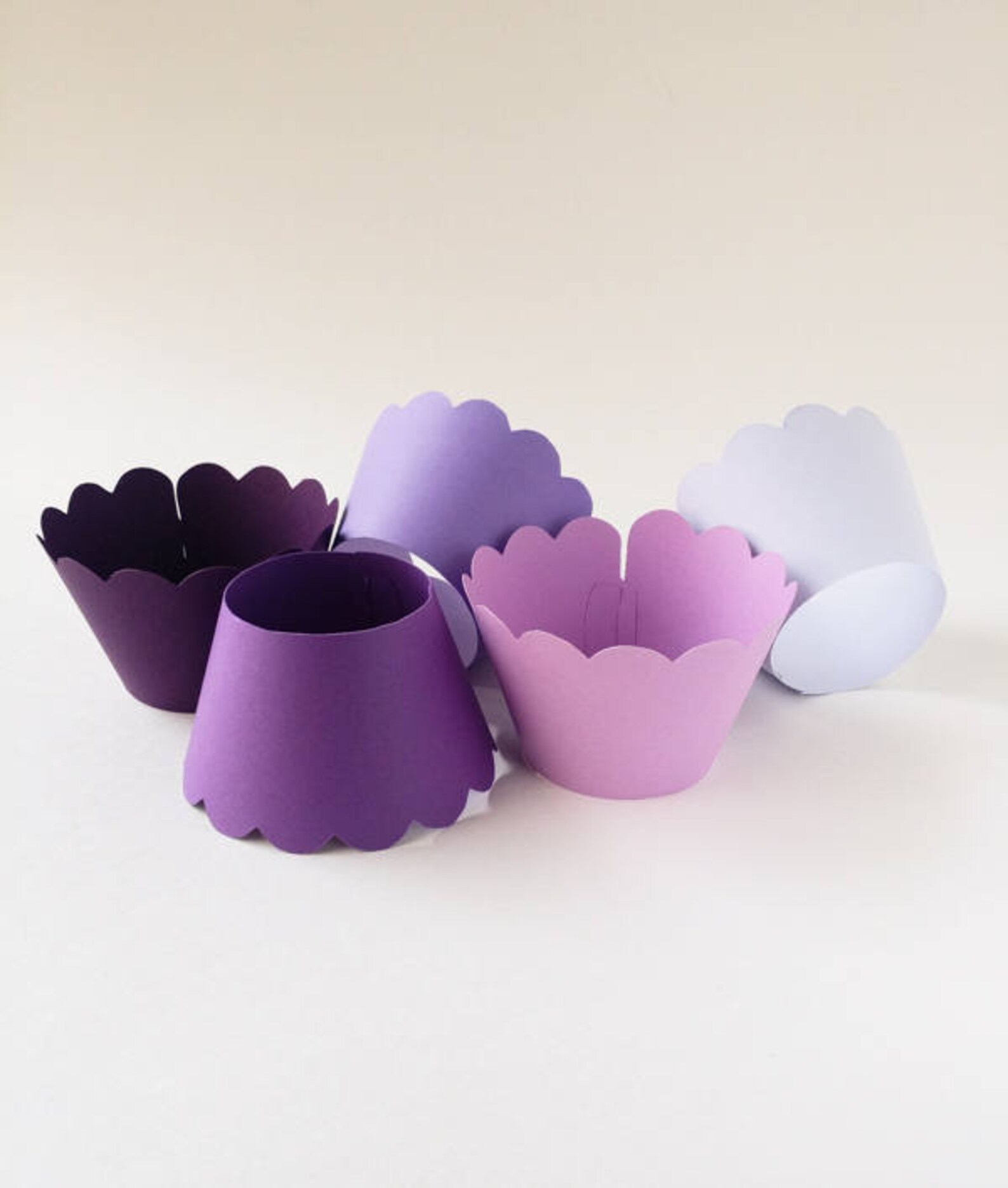 Set of 12 Light Purple Cupcake Wrappers Standard Sized - Etsy