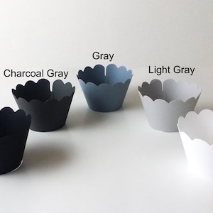 12 White Cupcake Wrappers | Standard Sized | White Wedding, Winter ...