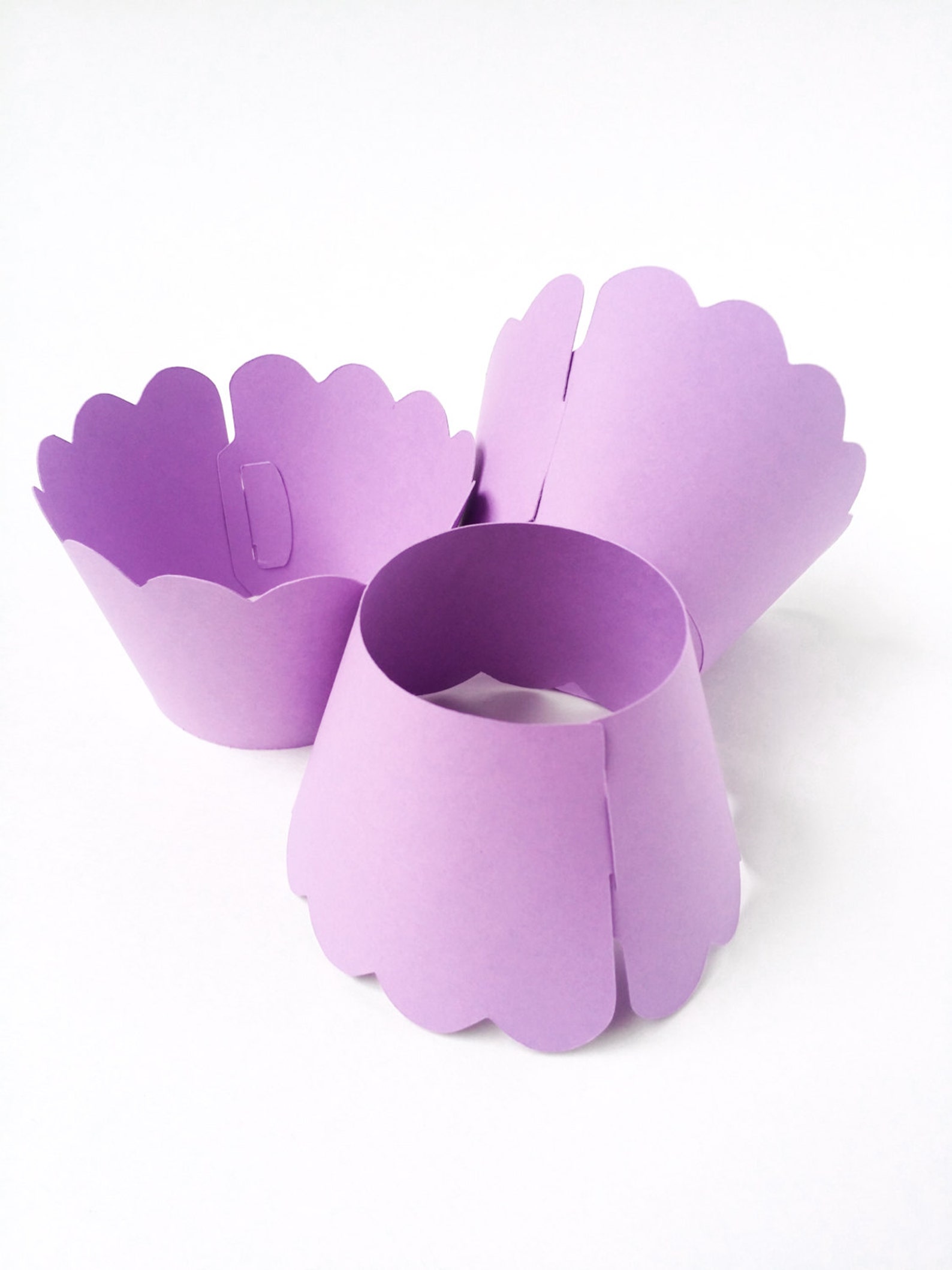 Set of 12 Light Purple Cupcake Wrappers Standard Sized - Etsy