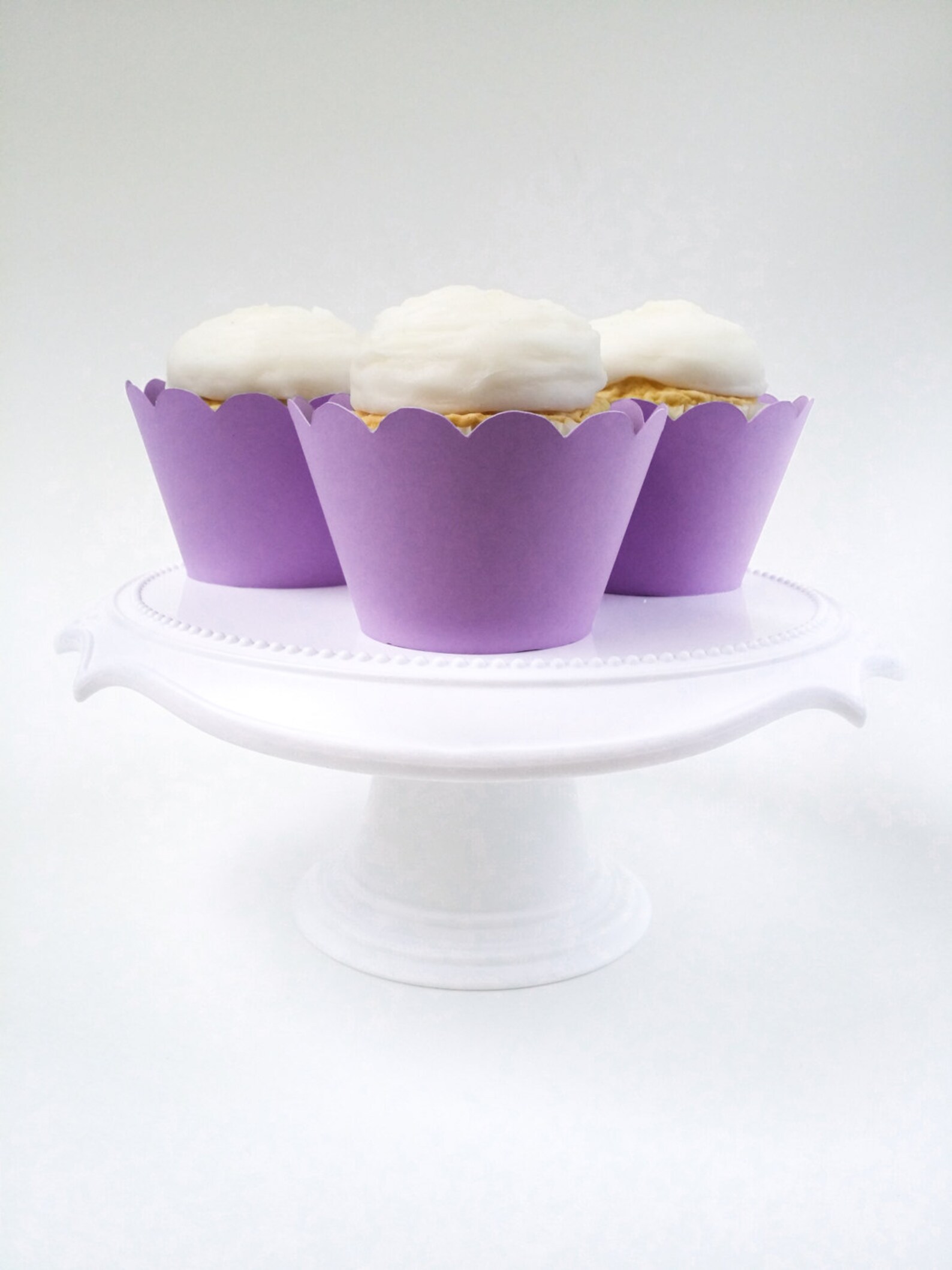 Set of 12 Light Purple Cupcake Wrappers Standard Sized - Etsy